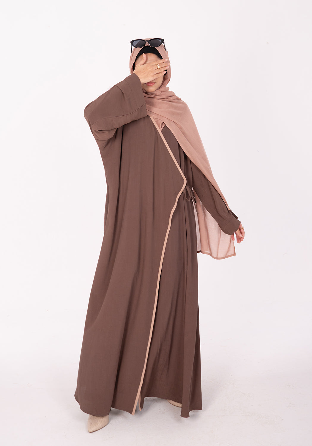 Chocolate Wrap Abaya – ABAA